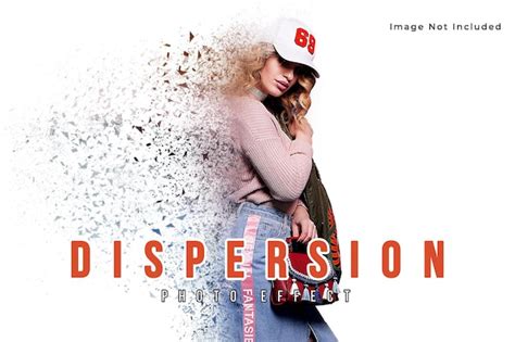 Premium Psd Dispersion Particle Photo Effect Add On