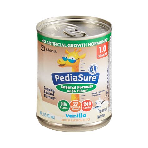 Pediasure® Peptide 1 5 Cal Vanilla Pediatric Oral Supplement Tube