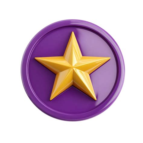 Star Button Symbol Ai Generative 49629823 Png