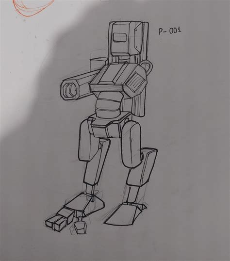 Artstation My First Mech Sketch