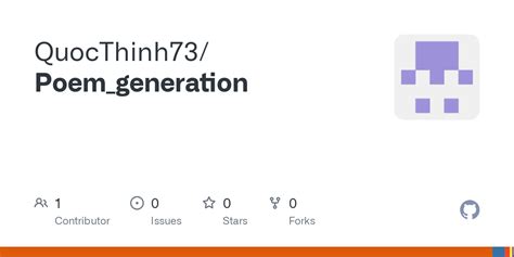 Github Quocthinh73poemgeneration