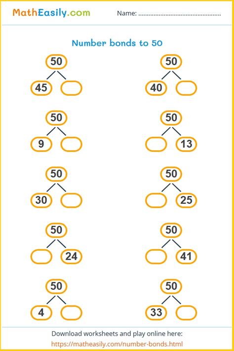 Printable Number Bonds Worksheets Pdf Free Worksheets Printable