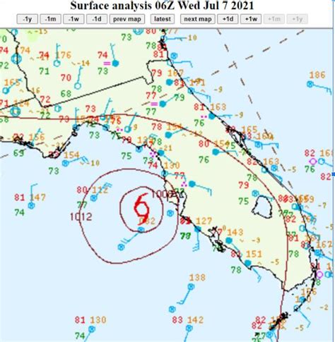 Elsa Less Than Forecast For Tampa Bay Ocean Weather Servicesocean Weather Services