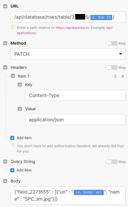 Possible Error In Make File Upload Module To Baserow Integrations Baserow