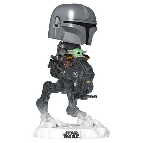 Star Wars The Mandalorian And Grogu Pop Rides Deluxe Vinyl Bobblehead