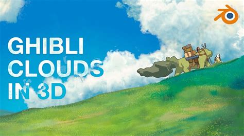 How To Create Procedural Ghibli Clouds In 3d Blender 40 Tutorial