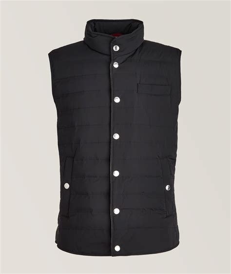 Brunello Cucinelli Water Repellent Nylon Down Quilted Vest Coats