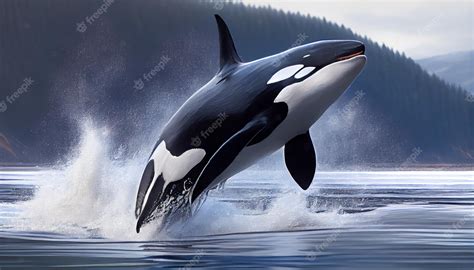 Orca Whale Jumping