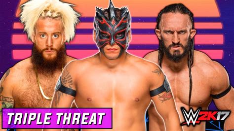 Kalisto Vs Enzo Amore Vs Neville Wwe Cruiserweight Championship