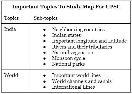 How To Study Maps For UPSC CSE Geography For UPSC CSE PDF Download