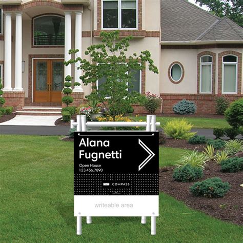 Open House Signs For Compass Real Estate Group Dee Sign®