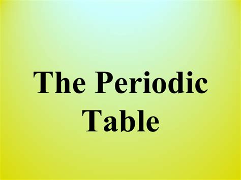 Atomicstructure Y10 Periodic Table