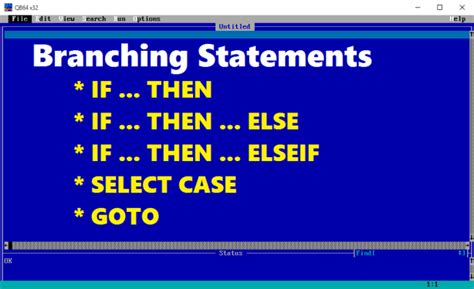 Branching Statements Teach School