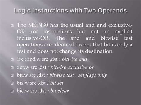 Introducion To Msp430 Microcontroller Pptx Operating Systems