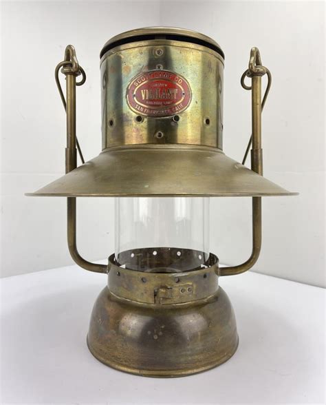 Scott Vigilant Brass Railroad Lamp
