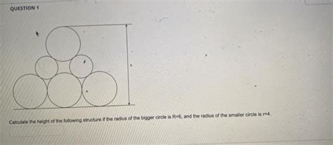 Solved QUESTION 1 Calculate The Height Of The Following Chegg Com