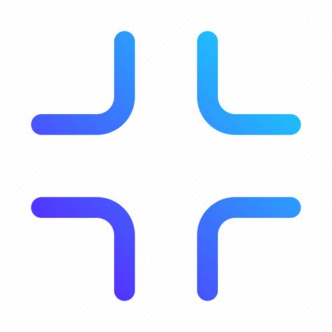 Exit Full Screen Shrink Resize Settings Icon Download On Iconfinder