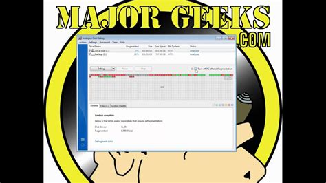 Using Auslogics Disk Defrag By Youtube
