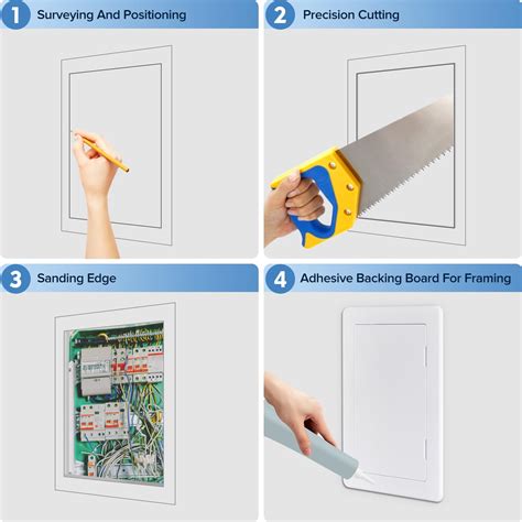 Access Panel For Drywall 6x9 In 2pc Plastic Wall Panels