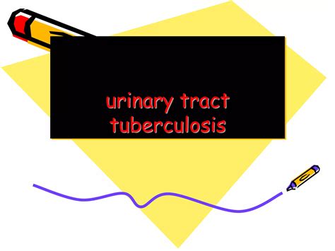 Urinary Tract Tuberculosis Pptx
