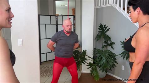 Scissorgoddess Rapture And Jolene Hexx The Noose Ballbusting Game