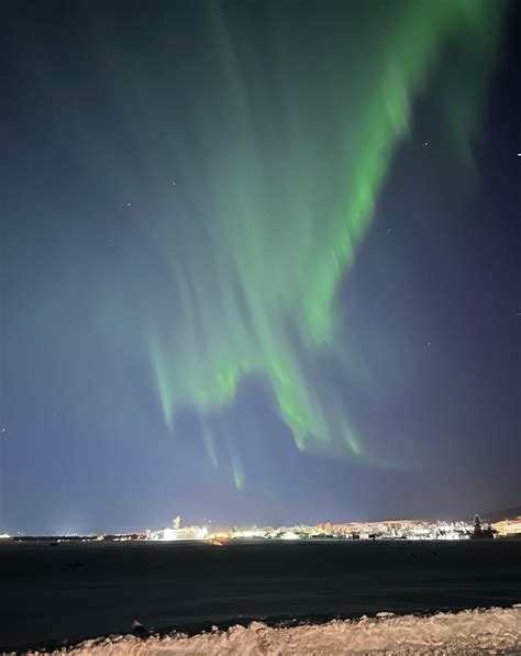 Over Fort Wainwright Ak Airfield This Morning R Skyporn