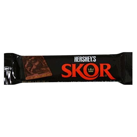 Skor Bar Milk Chocolate Crisp Butter Toffee 1 4 Ounce
