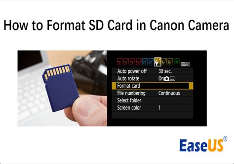 How To Format Sd Card In Canon Camera [updated 2025] Easeus
