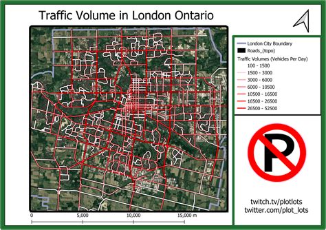 Traffic Volume Heatmap In London Rlondonontario