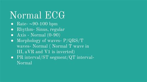 Normal Electrocardiography For Medical And Nursing Students Pptx
