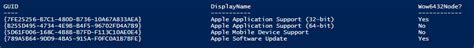 Searching The Registry Uninstall Key With Powershell