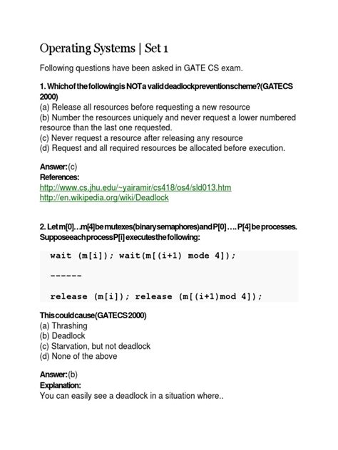 Operating Systems Pdf Scheduling Computing Thread Computing
