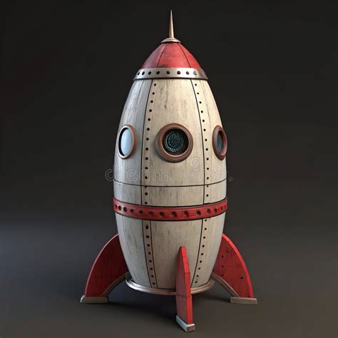 Rockets Are Powerful Vehicles Used For Space Exploration Satellite Launches Stock Illustration