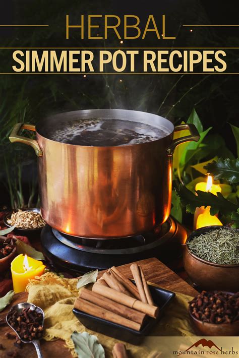 Herbal Simmer Pots Stovetop Potpourri Recipes