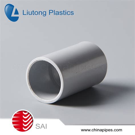 20mm Plastic Pvc Socket Solid Coupling For Electrical System In