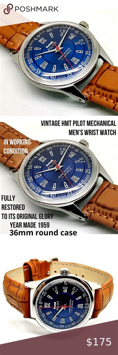 Mens Vintage Pilots Watch Made In 1959 Pilot Watch Wittnauer