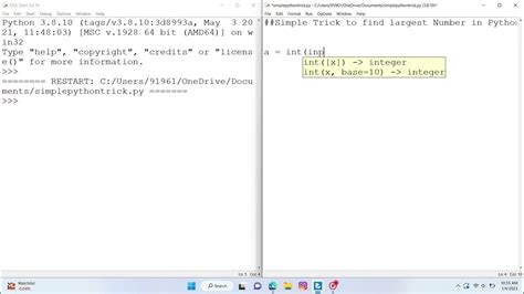 Simple Trick In Python Programming Python Problem Solving Youtube