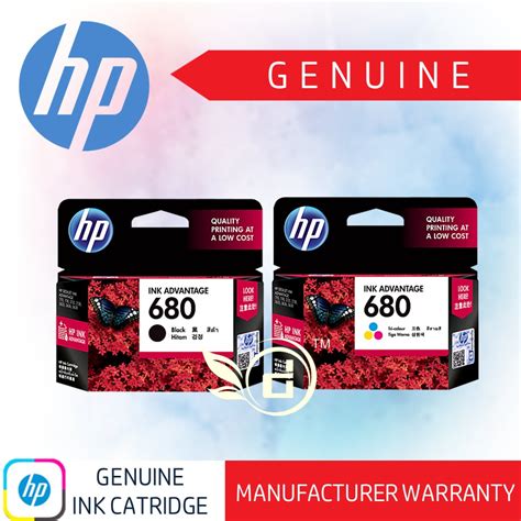 [drtoner] Hp 680 Ink Advantage Black Tri Color Combo • Printer 1115 2135 2678 3630 3830 4520