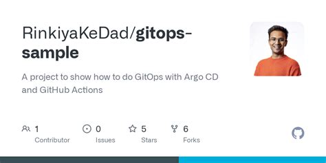 GitHub RinkiyaKeDad Gitops Sample A Project To Show How To Do GitOps With Argo CD And GitHub