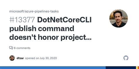 Dotnetcorecli Publish Command Doesnt Honor Project Path · Issue 13377