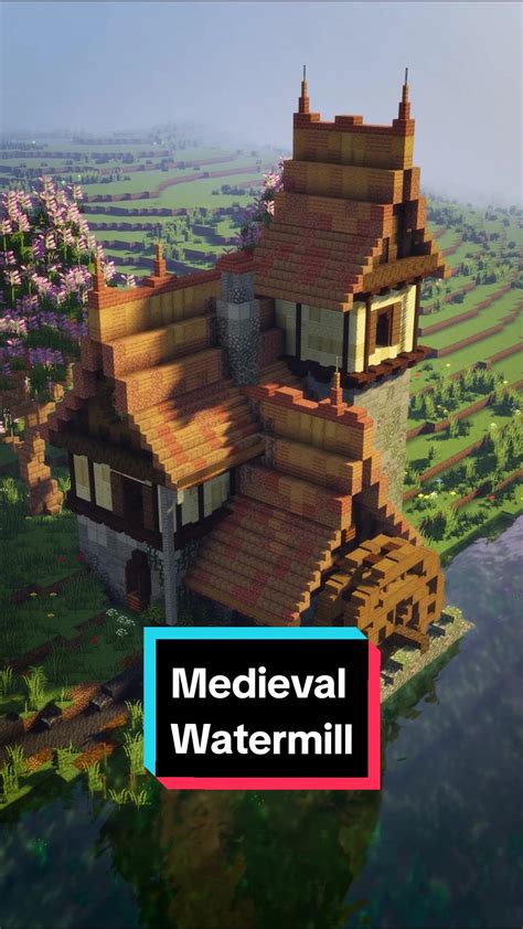 Minecraft Medieval Watermill