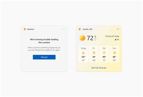widget states and built in ui components windows apps microsoft learn