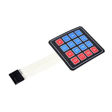 Polycarbonate Matrix Keypad Membrane For Used For Electrical Size 15x5cm Lxw At ₹ 90 Piece