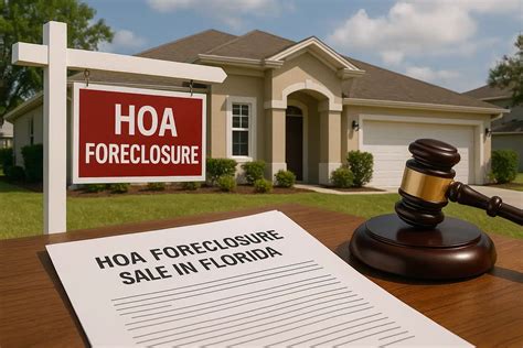 Hoa Foreclosure Sales In Florida Understanding Risks Liens And Legal