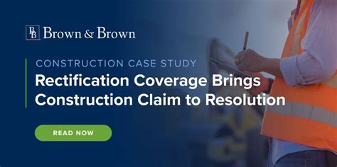 Brown And Brown On Linkedin Rectification Coverage Brings Construction