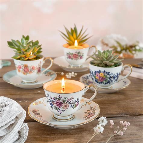 Upcycling Von Teetassen Schöne Kerzen Oder Mini Pflanztöpfe Gestalten