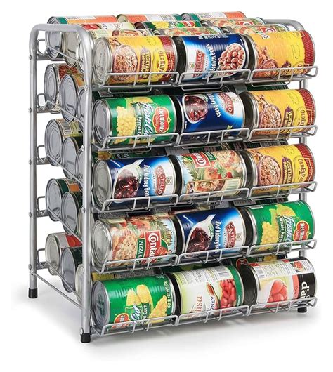Can Organizer For Pantry 5 Tier Can Rack Dispenser Kitchen Canned