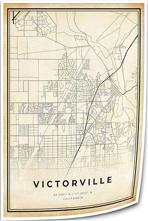 City Of Victorville Ca Map