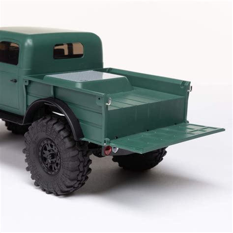 Axial Scx24 Dodge Power Wagon And Flat Bed Trailer Rc Driver