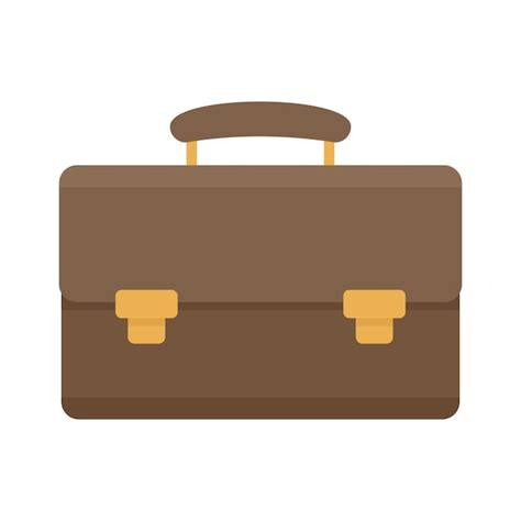 Premium Vector Leather Case Icon Flat Illustration Of Leather Case